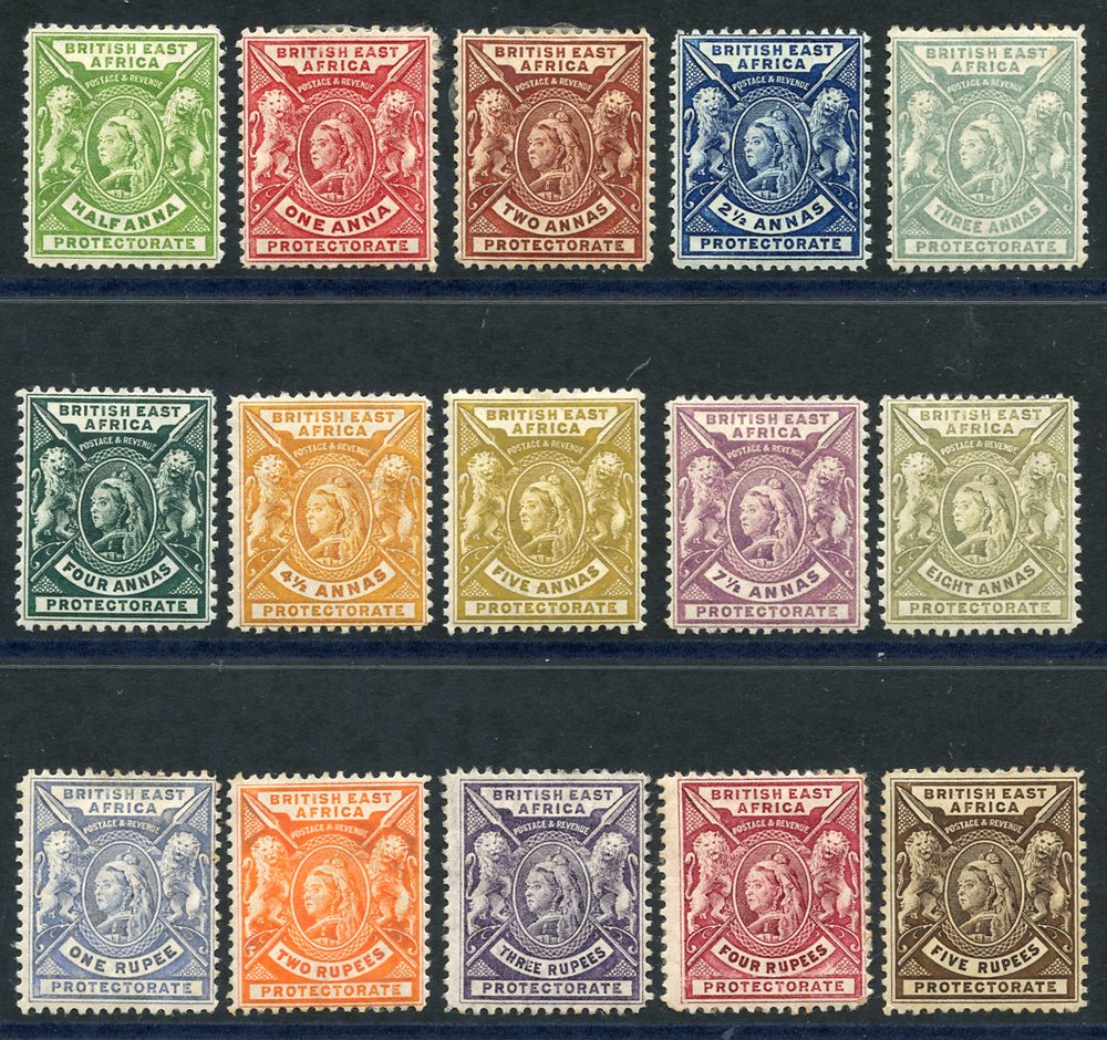 Stamp auctions by Corbitt Stamps. Stamp auction 151. British East Africa.