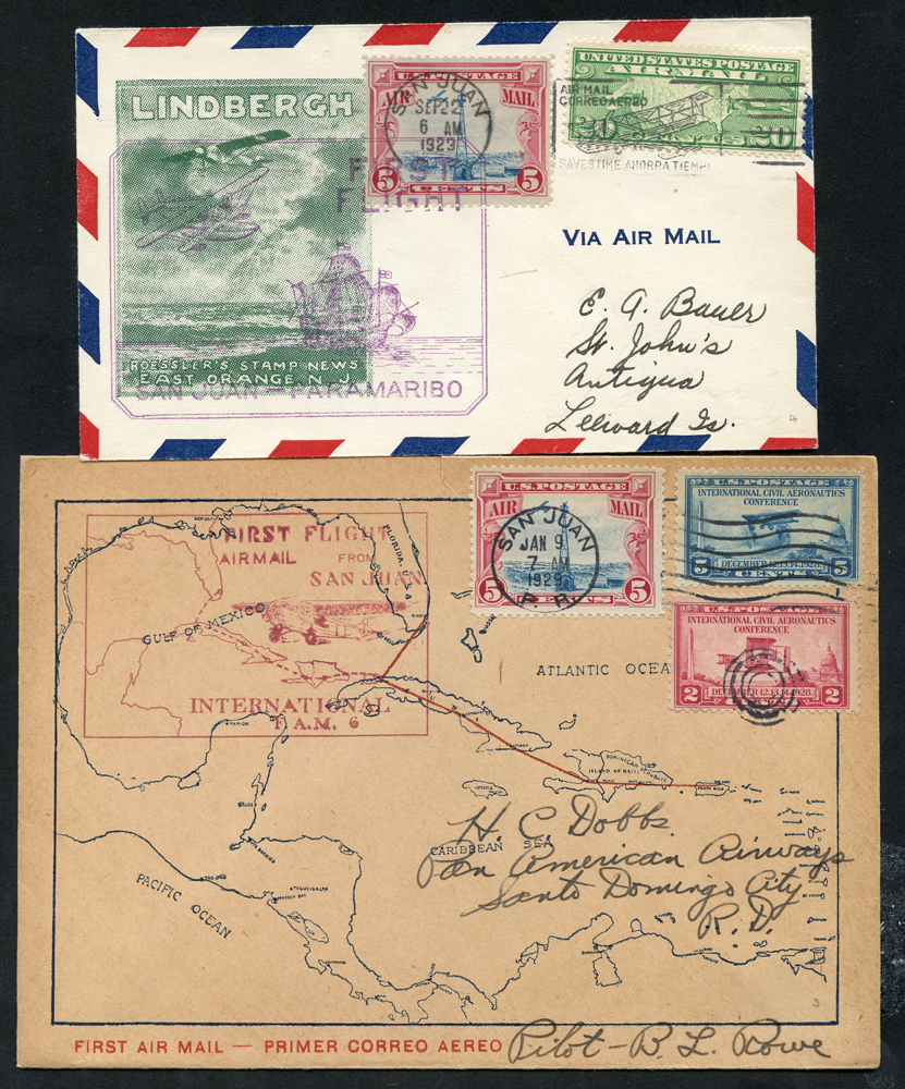 Stamp auctions by Corbitt Stamps. Stamp auction 151. Puerto Rico.