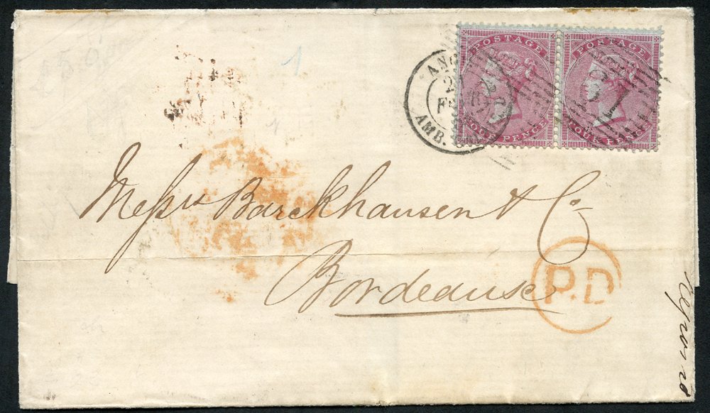 Stamp auctions by Corbitt Stamps. Stamp auction 154. Postal History.