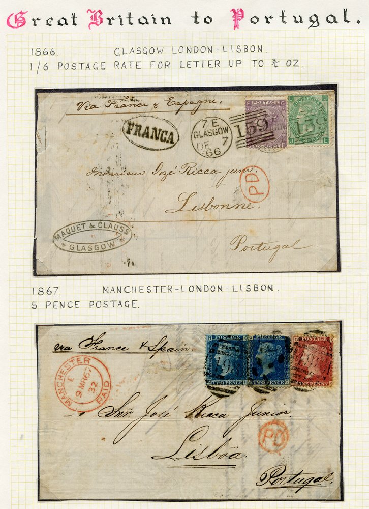 Stamp auctions by Corbitt Stamps. Stamp auction 154. Postal History.