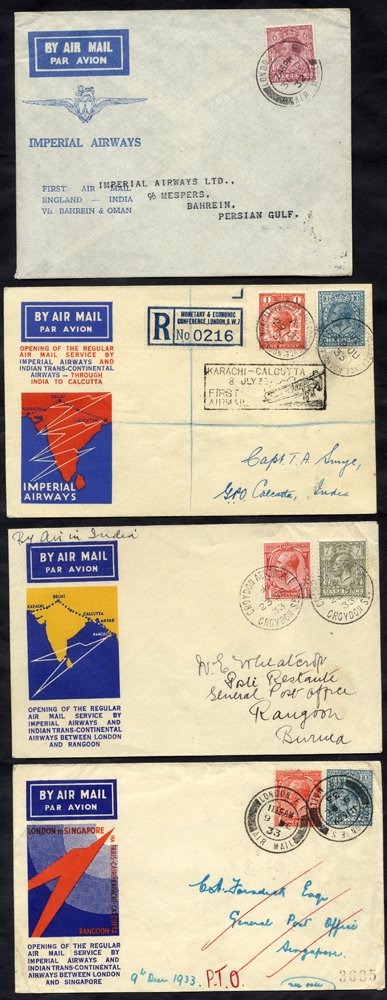 Stamp auctions by Corbitt Stamps. Stamp auction 155. Postal History.