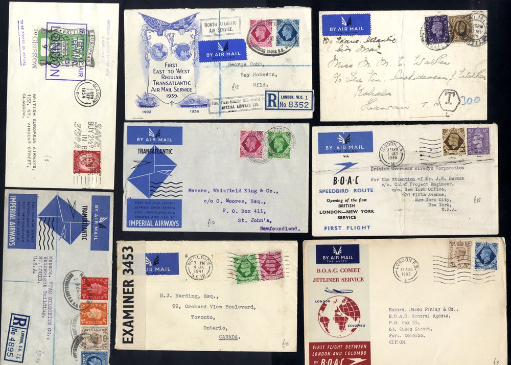 airmails - external first flight covers Stamp Auctions