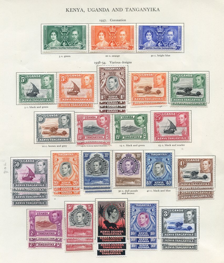 Stamp auctions by Corbitt Stamps. Stamp auction 160. Kenya, Uganda and ...