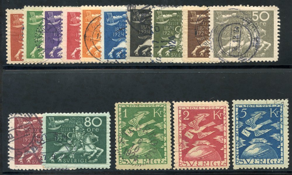 Stamp auctions by Corbitt Stamps. Stamp auction 160. Sweden.