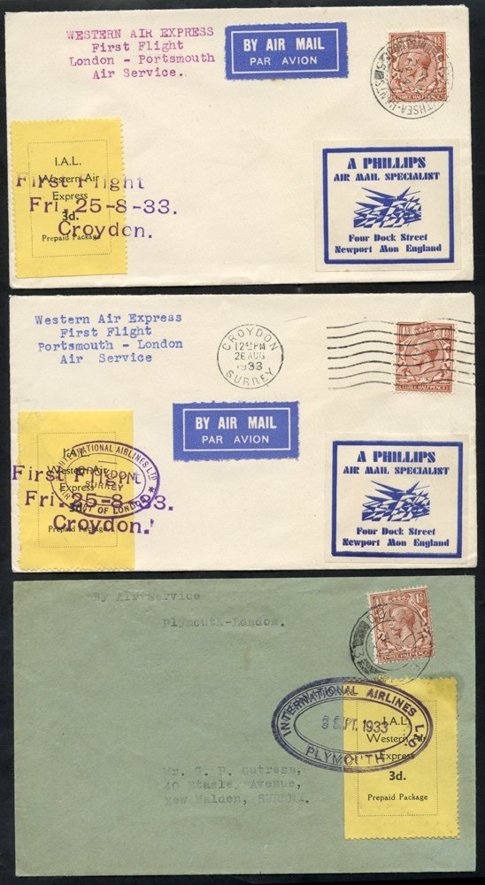 airmails - internal first flight covers Stamp Auctions
