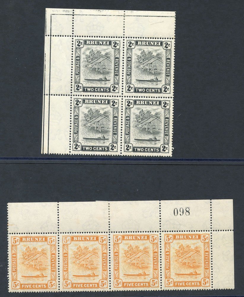 Stamp auctions by Corbitt Stamps. Stamp auction 161. Brunei.