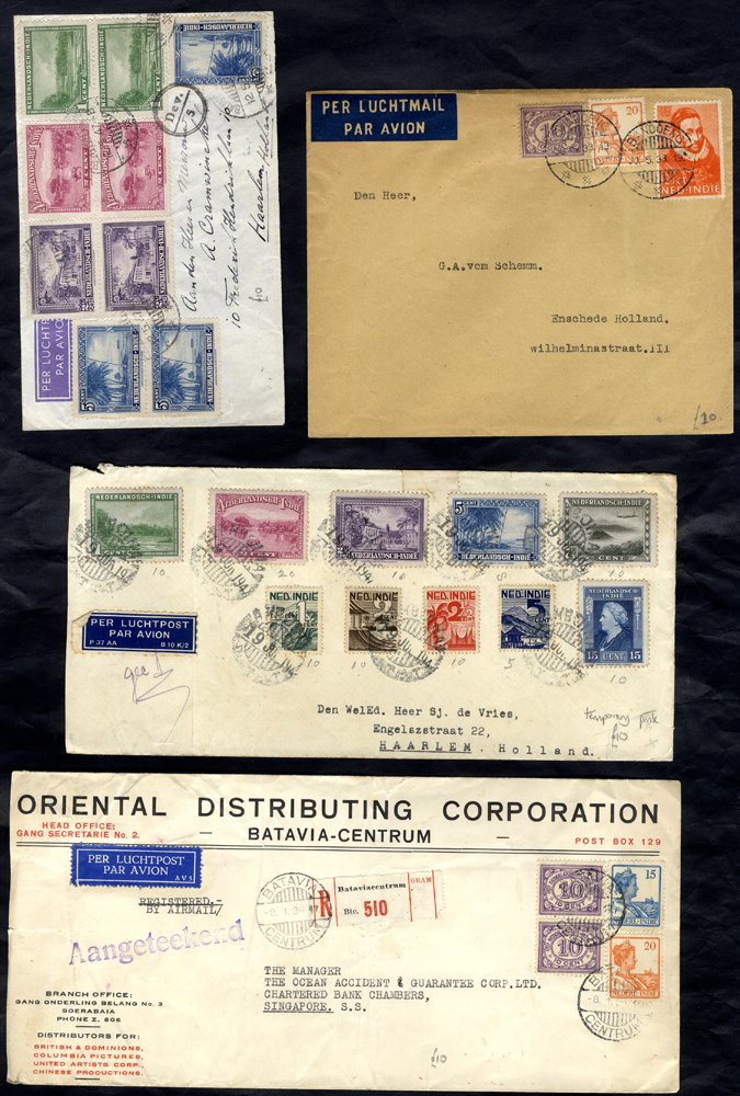 Stamp auctions by Corbitt Stamps. Stamp auction 161. Netherlands Indies.