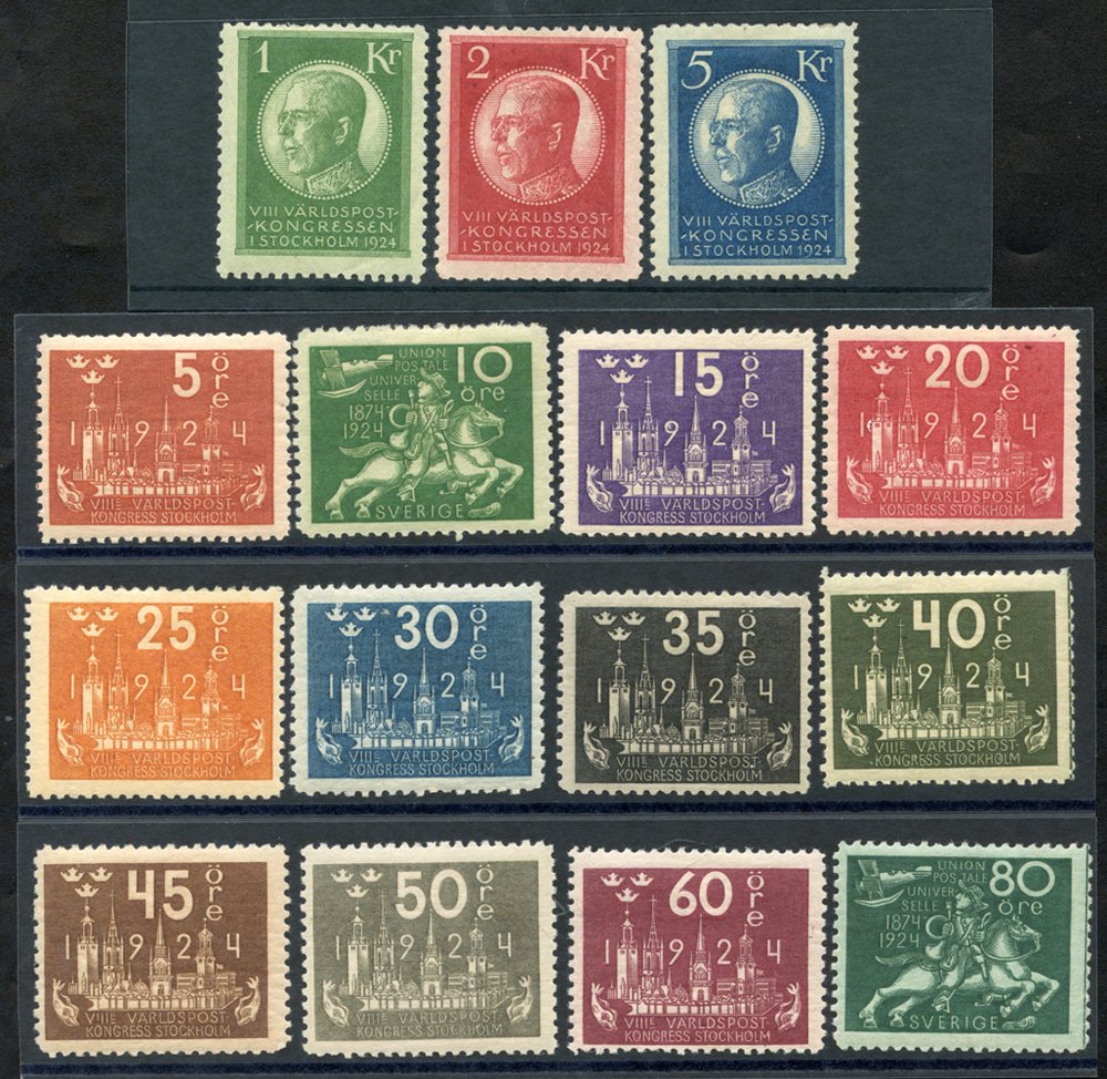 Stamp auctions by Corbitt Stamps. Stamp auction 162. Sweden.