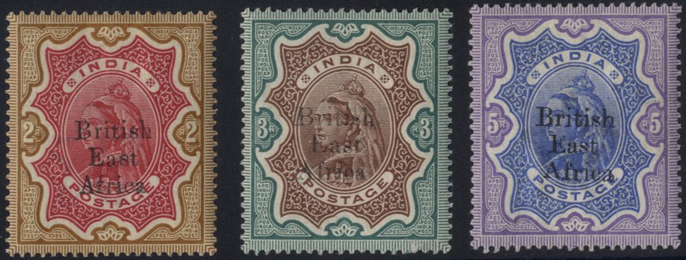 Stamp auctions by Corbitt Stamps. Stamp auction 169. British East Africa.